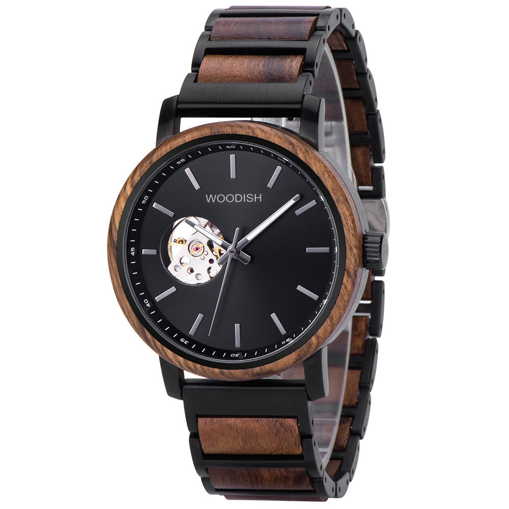 Unique Tigerwood Movement Wooden Watch For Men GT120-1 – Woodish